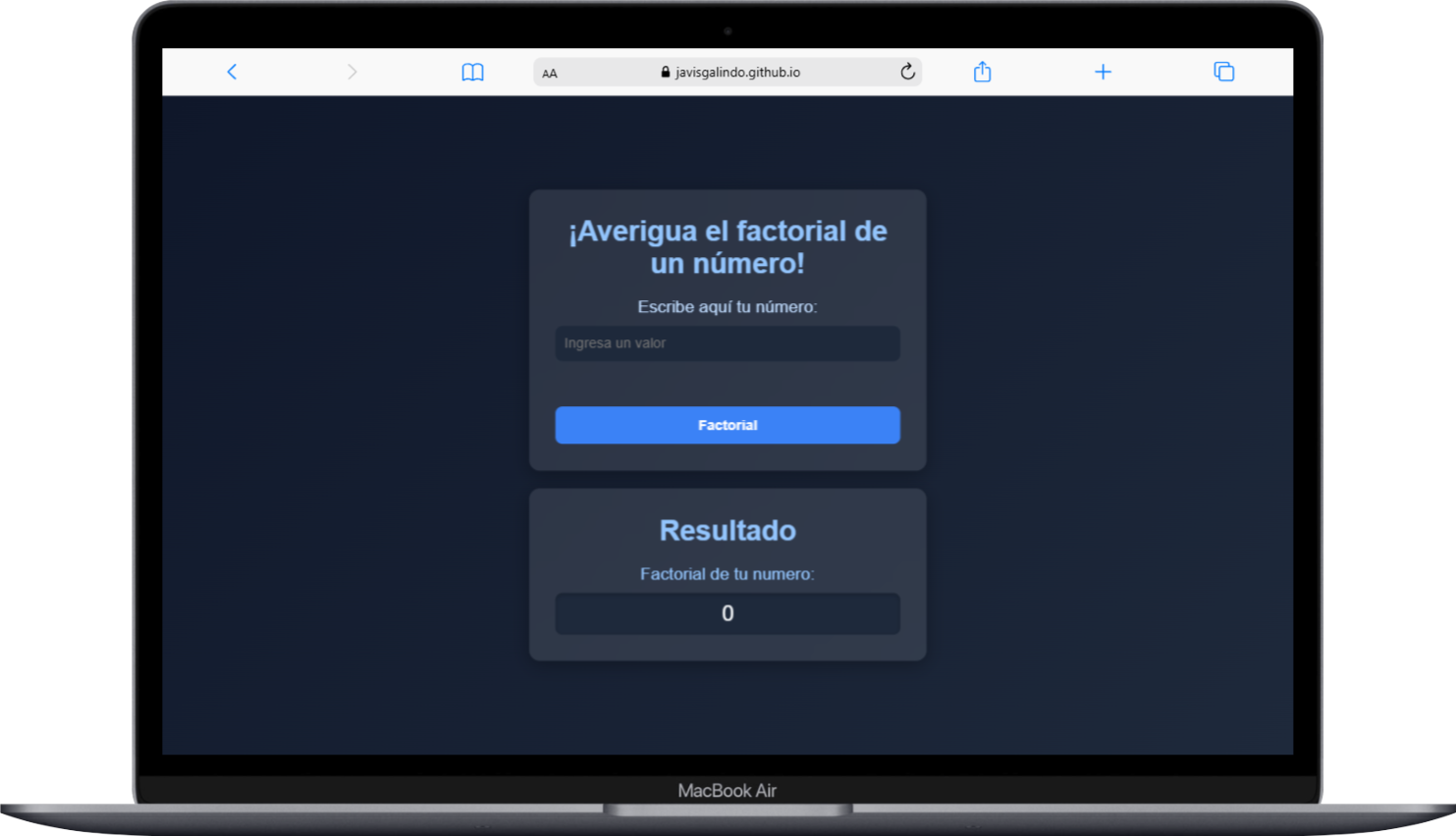 Developer - Javier Galindo